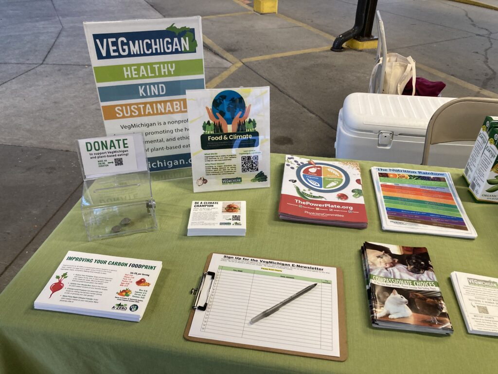 MILAN EARTH DAY FESTIVAL TABLING - VegMichigan